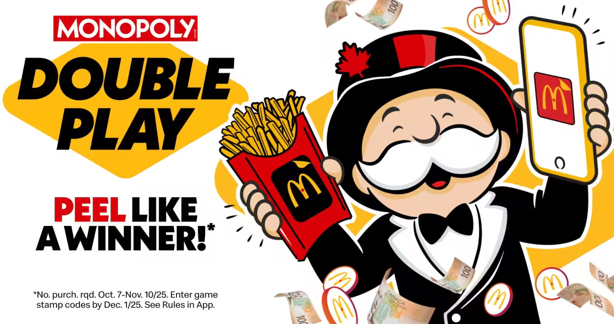 Mcdonald's Monopoly Canada Rare Pieces 2025