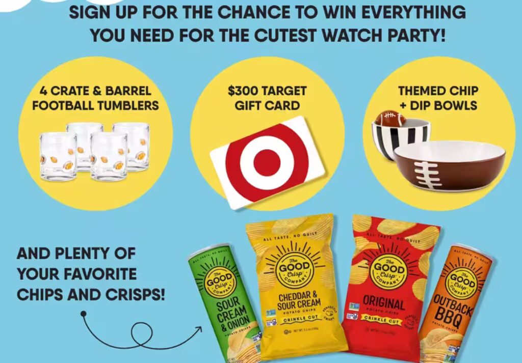 The Good Crisp Company Big Game Giveaway